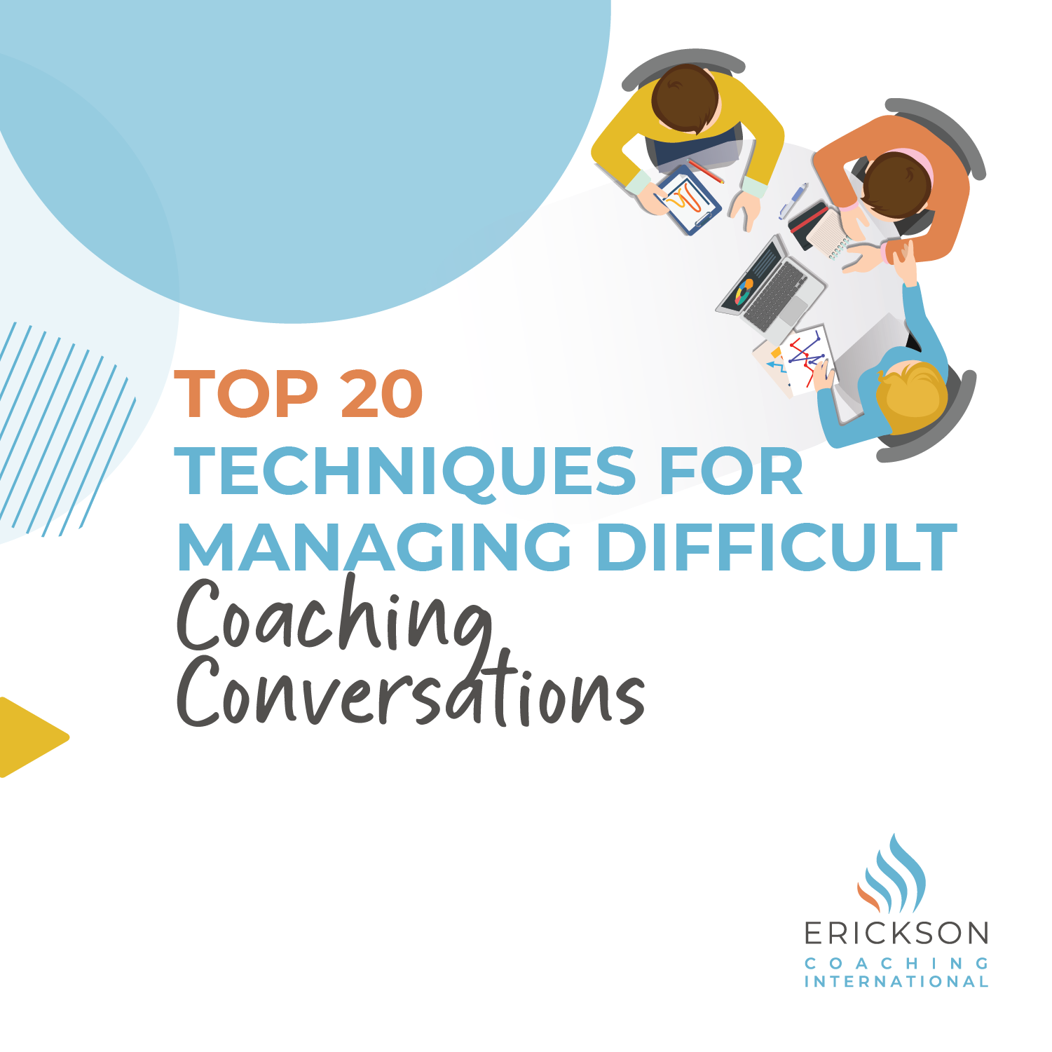 Top 20 ways for Managing Difficult Coaching Conversations downloadable