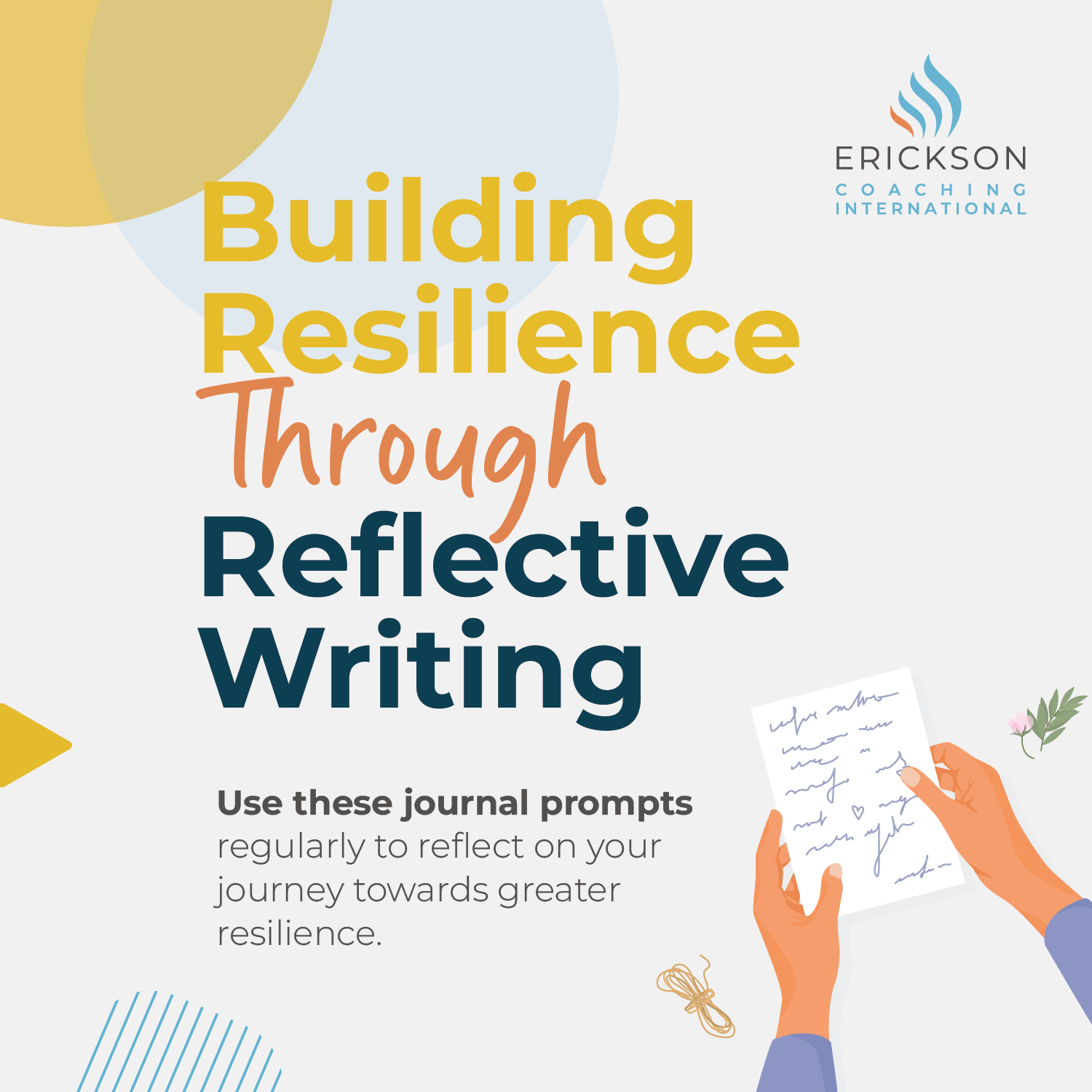 Download our Building Resilience Through Reflective Writing booklet