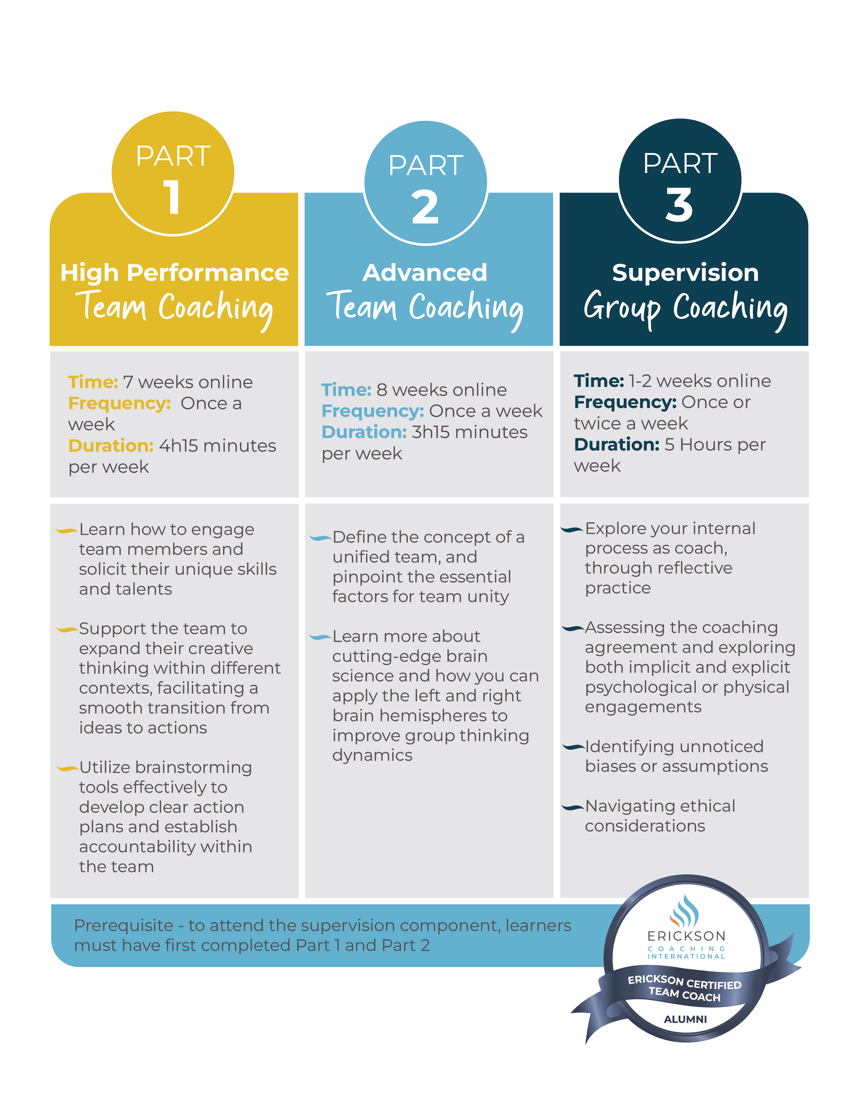 Become a Certified Team Coach with Erickson's Team Coaching Certification